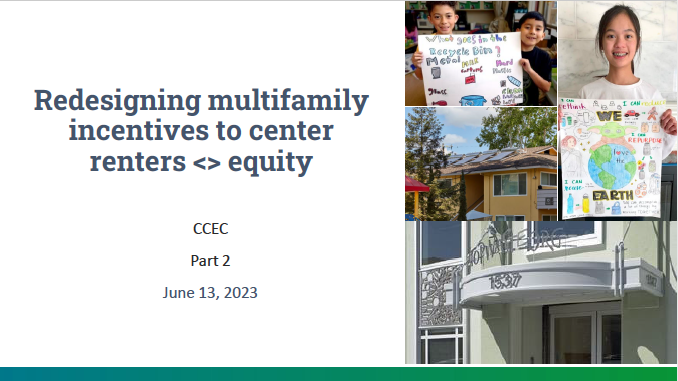 Equitable Electrification for Multifamily Properties - California ... Equitable Electrification for Multifamily Properties - California ...