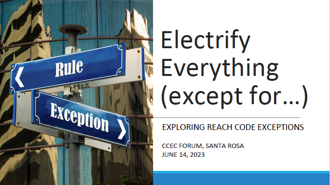 Electrify Everything (Except for …): Understanding Reach Code ...
