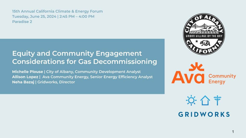 Equity and Community Engagement Considerations for Gas Decommissioning ...